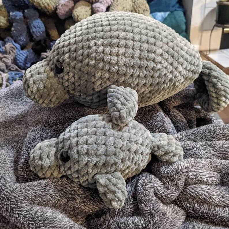 Manatee Pattern Crochet Manatee Crochet Amigurumi Pattern - Etsy