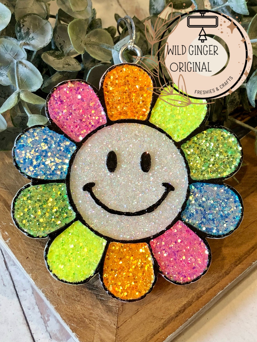 Made to Order Smiley Face Freshie | Flower Freshie | Freshies | Car ...