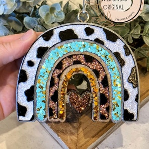 Made to Order Cow Print Rainbow Freshie | Rainbow Freshie | Freshies ...