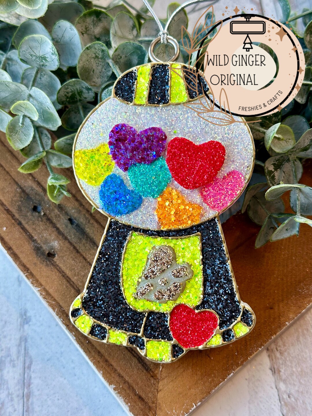 Made to Order Gum Ball Machine Heart Freshie | Freshie | Valentine’s ...