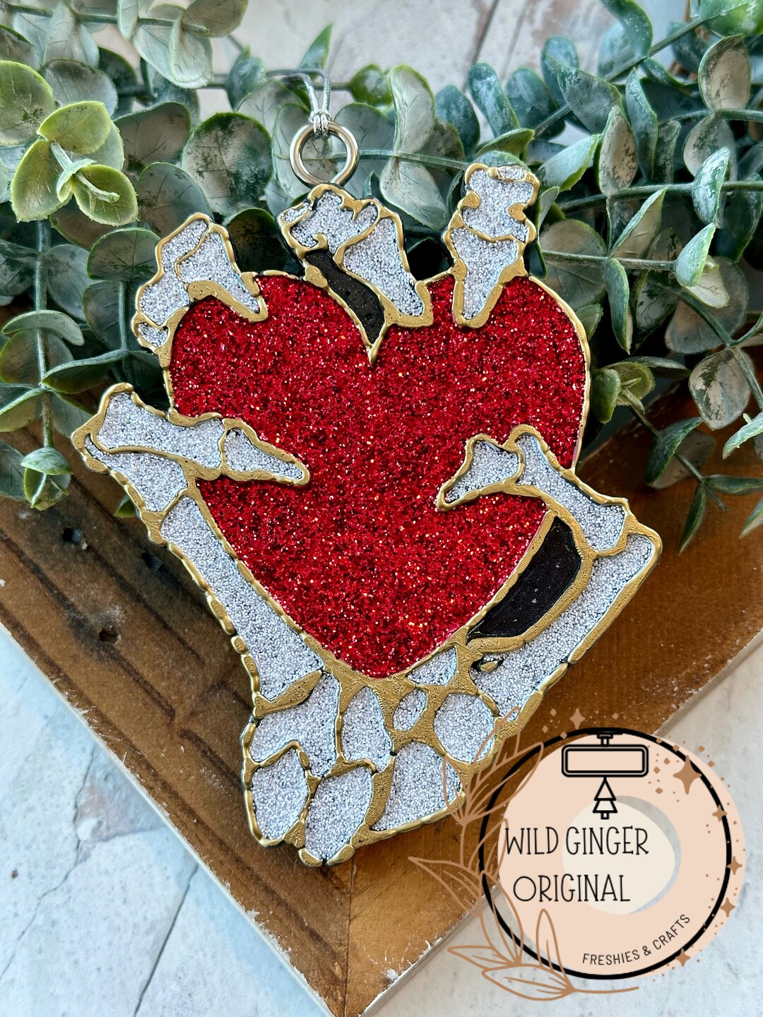 Made to Order Skeleton Hand Freshie | Freshie | Heart Freshie | Car ...