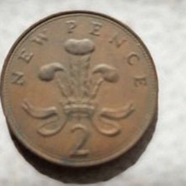 1971 New Pence 2p Coin - Etsy
