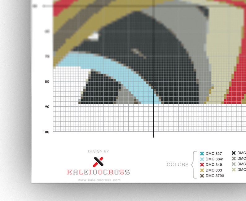 Eames Swatches Swirls One (cross-stitch Pattern) - Etsy