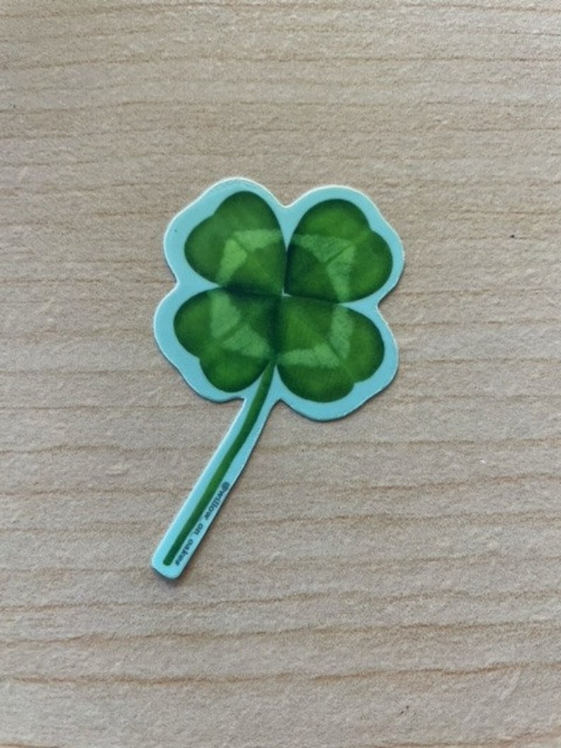 Four Leaf Clover Sticker - Etsy
