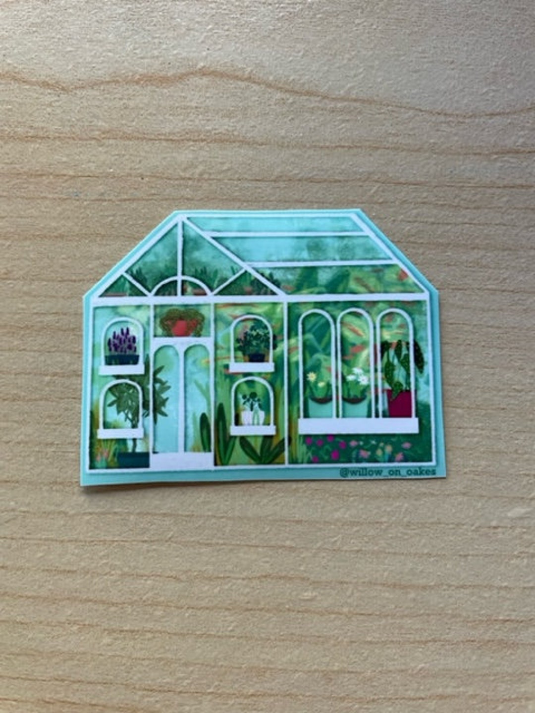 Greenhouse Sticker - Etsy