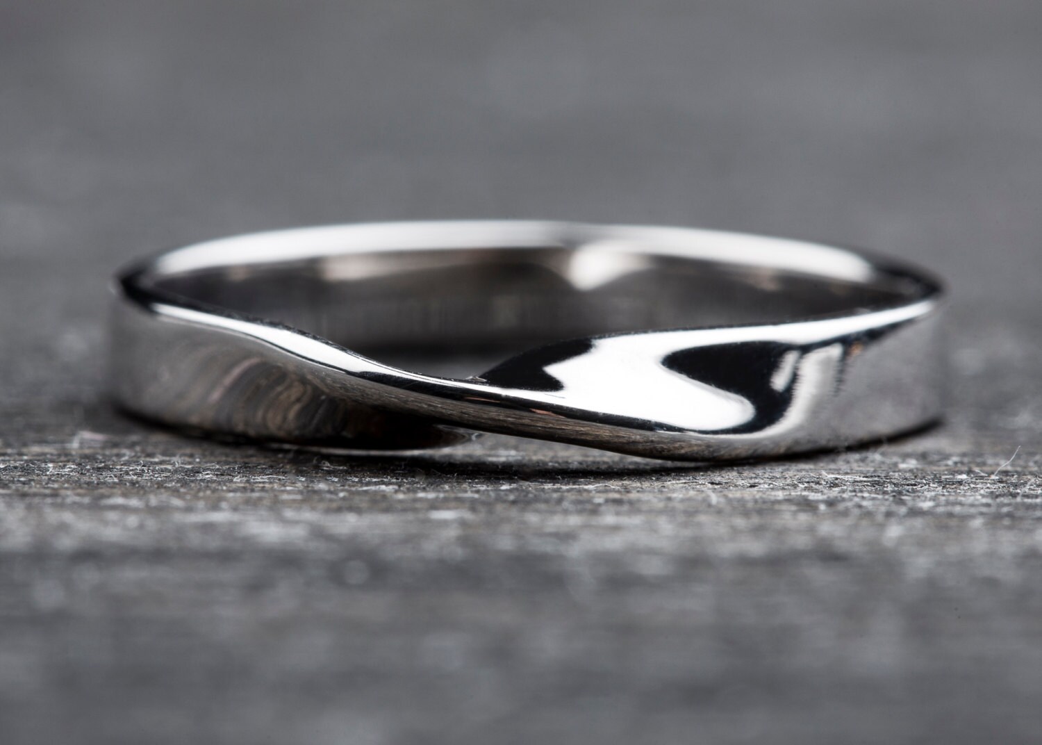 Mobius Ring Sterling Silver Ring 9k Mobius Ring Solid Gold | Etsy