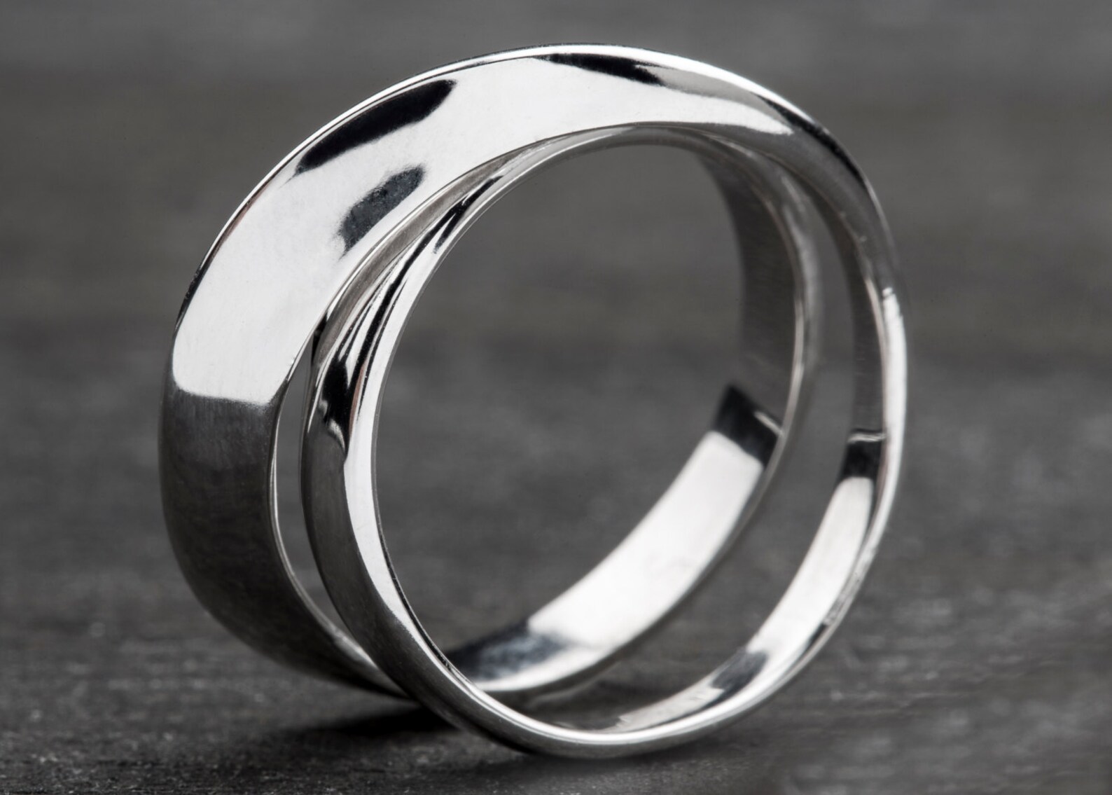 Mobius Ring Sterling Silver Ring 9k Mobius Ring Solid Gold - Etsy