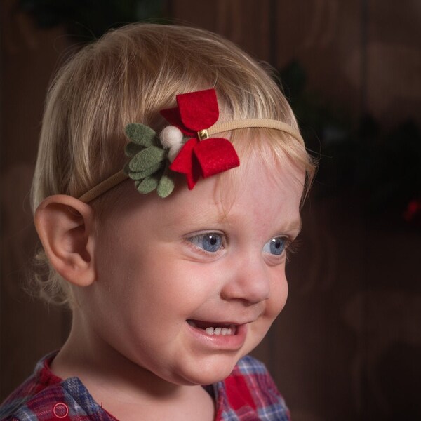 Mistletoe Headband - Etsy