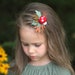 Autumn Hair Clip, Felt Mushroom Hair Accessory, Felt Flower Hair Clip ...