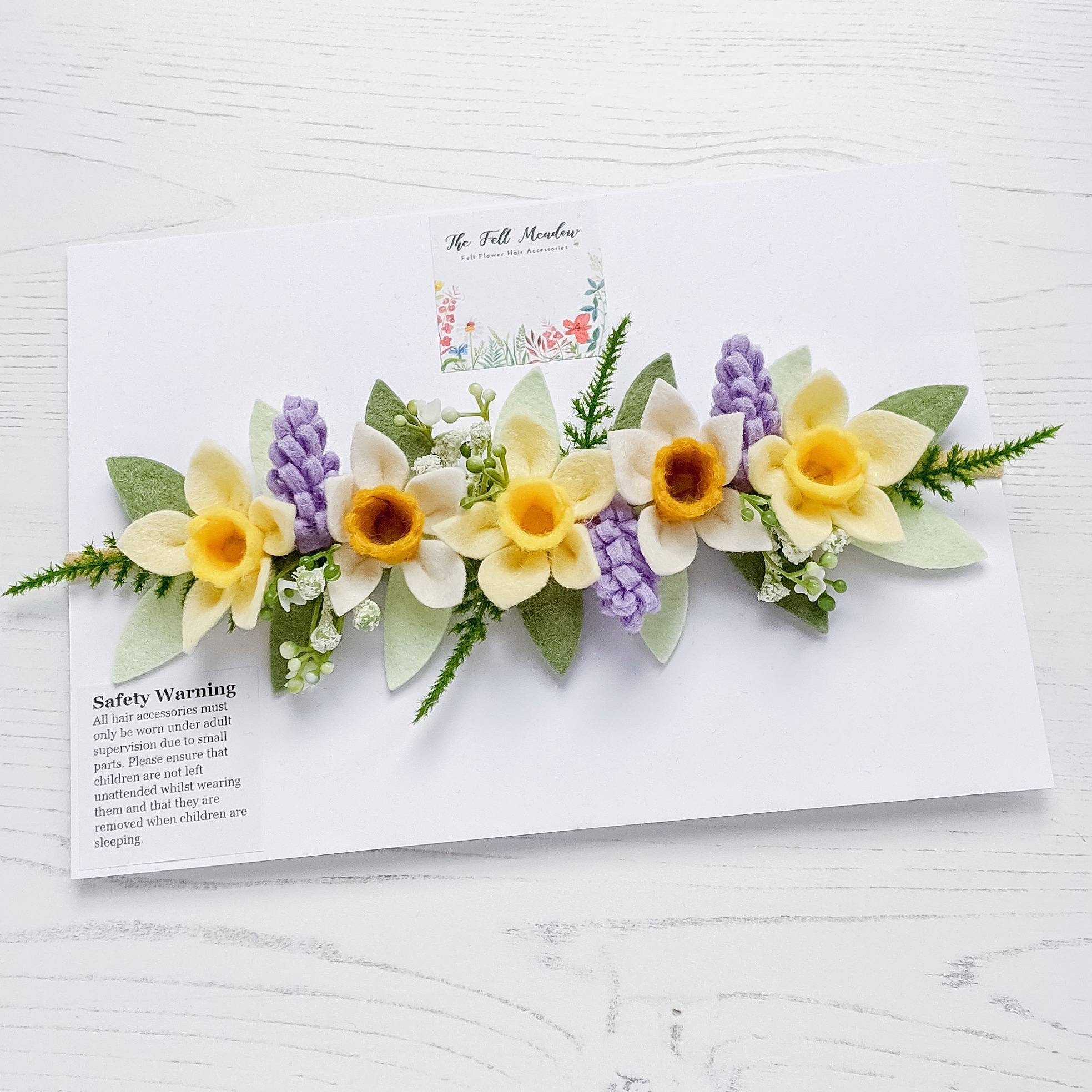 Spring Daffodil Headband Floral Headband Yellow Floral | Etsy