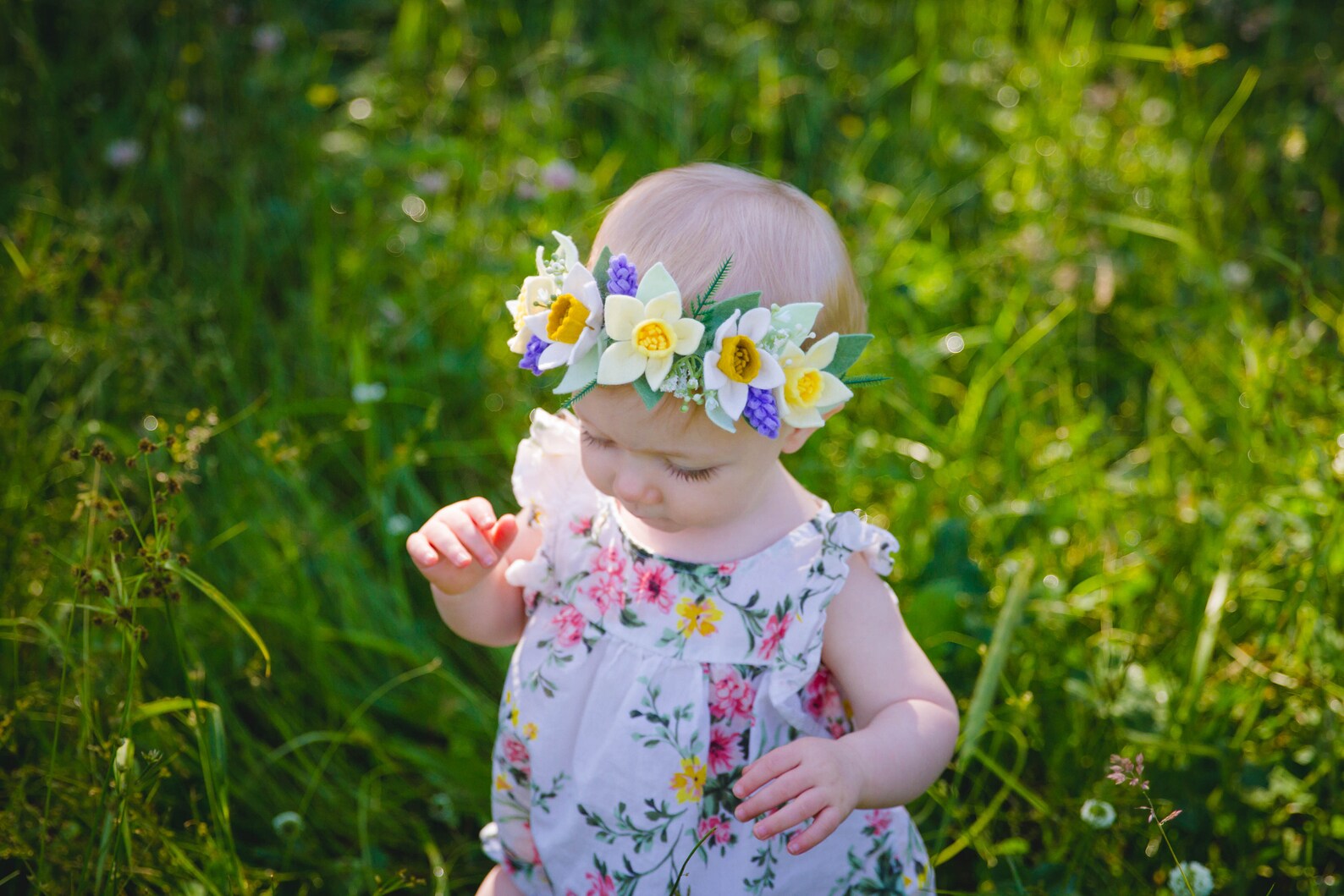 Spring Daffodil Headband, Floral Headband, Yellow Floral Headband ...
