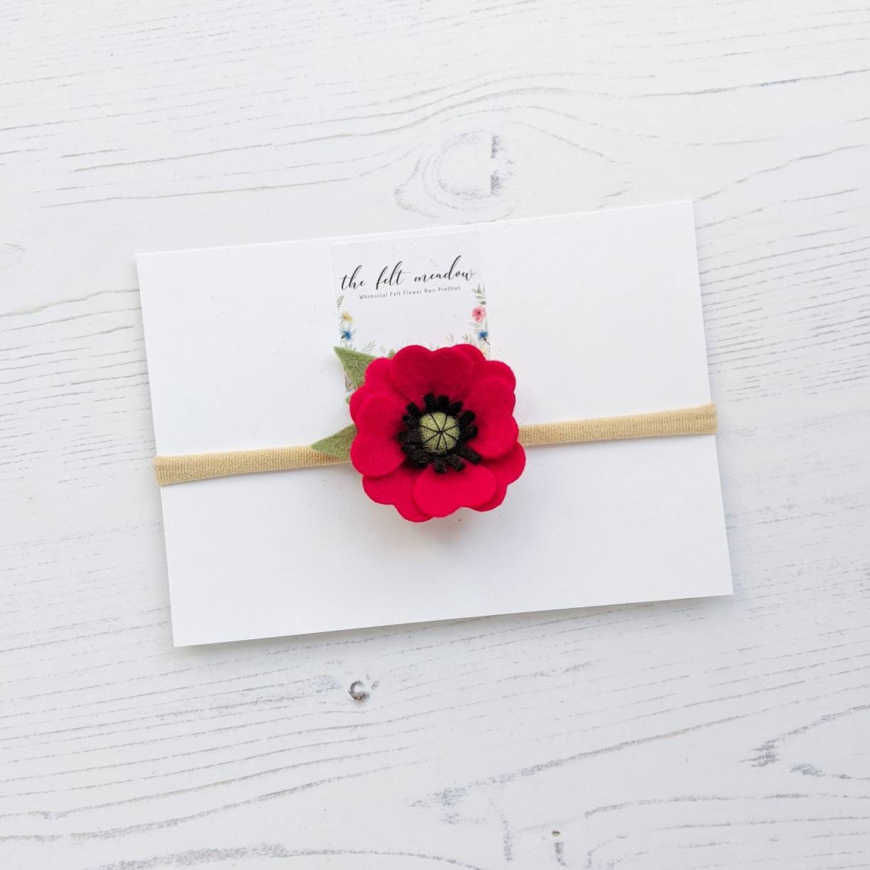 Poppy Headband, Poppies Hair Band, Red Floral Headband, Baby Poppy ...
