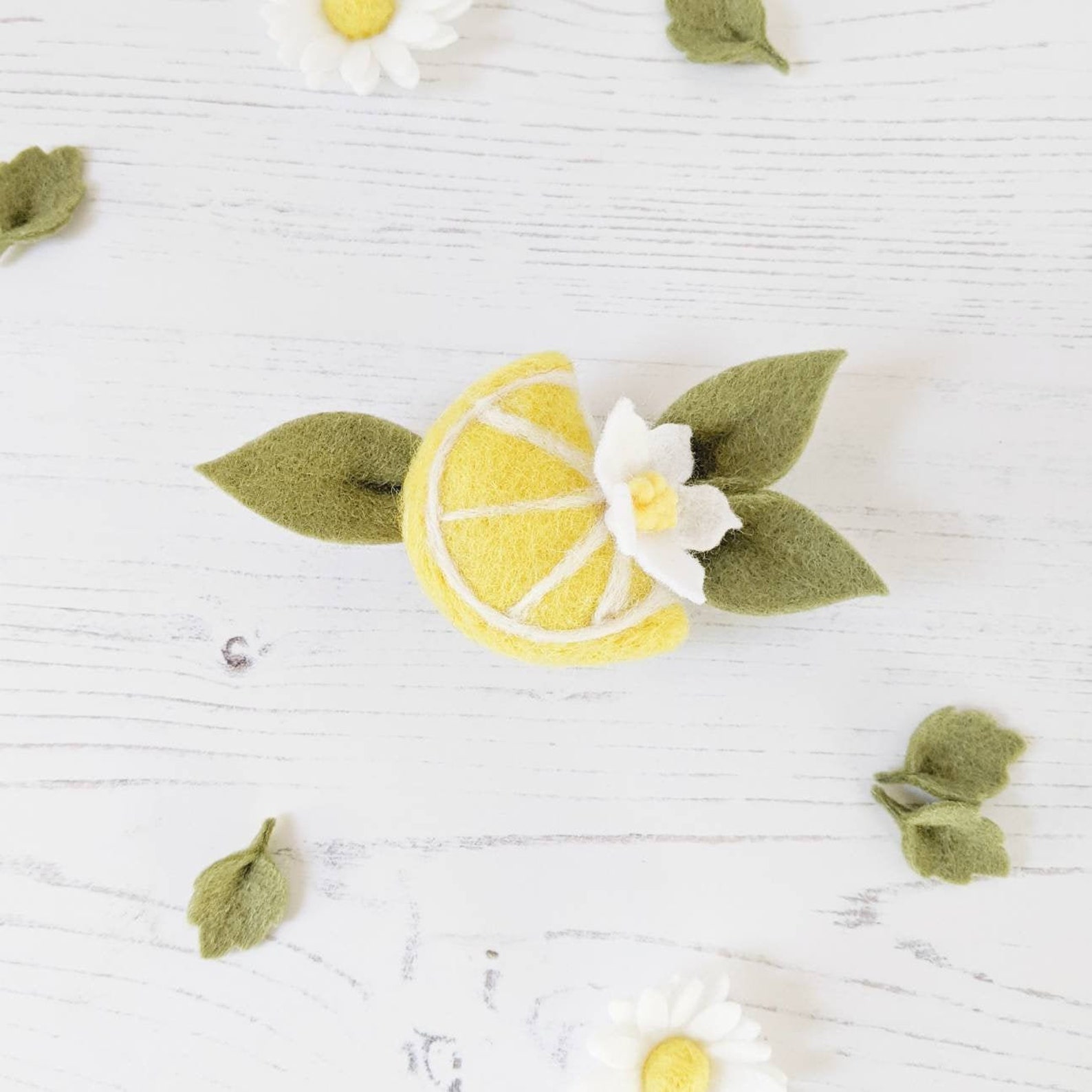Lemon Hair Clip Felt Lemon Headband Fruit Hair Accessory - Etsy
