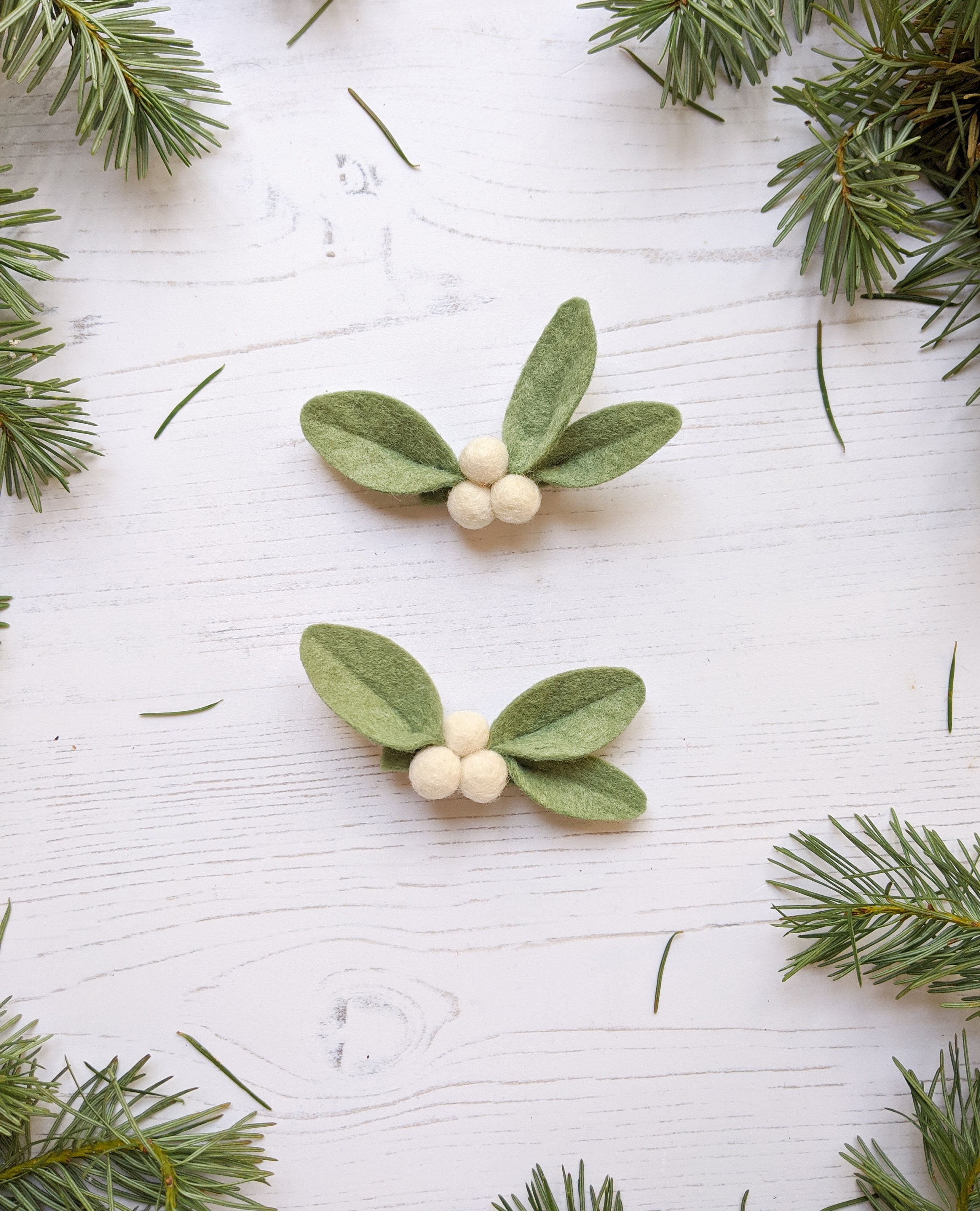 Christmas Mistletoe Hair Clip Christmas Girl Gift Novelty - Etsy UK