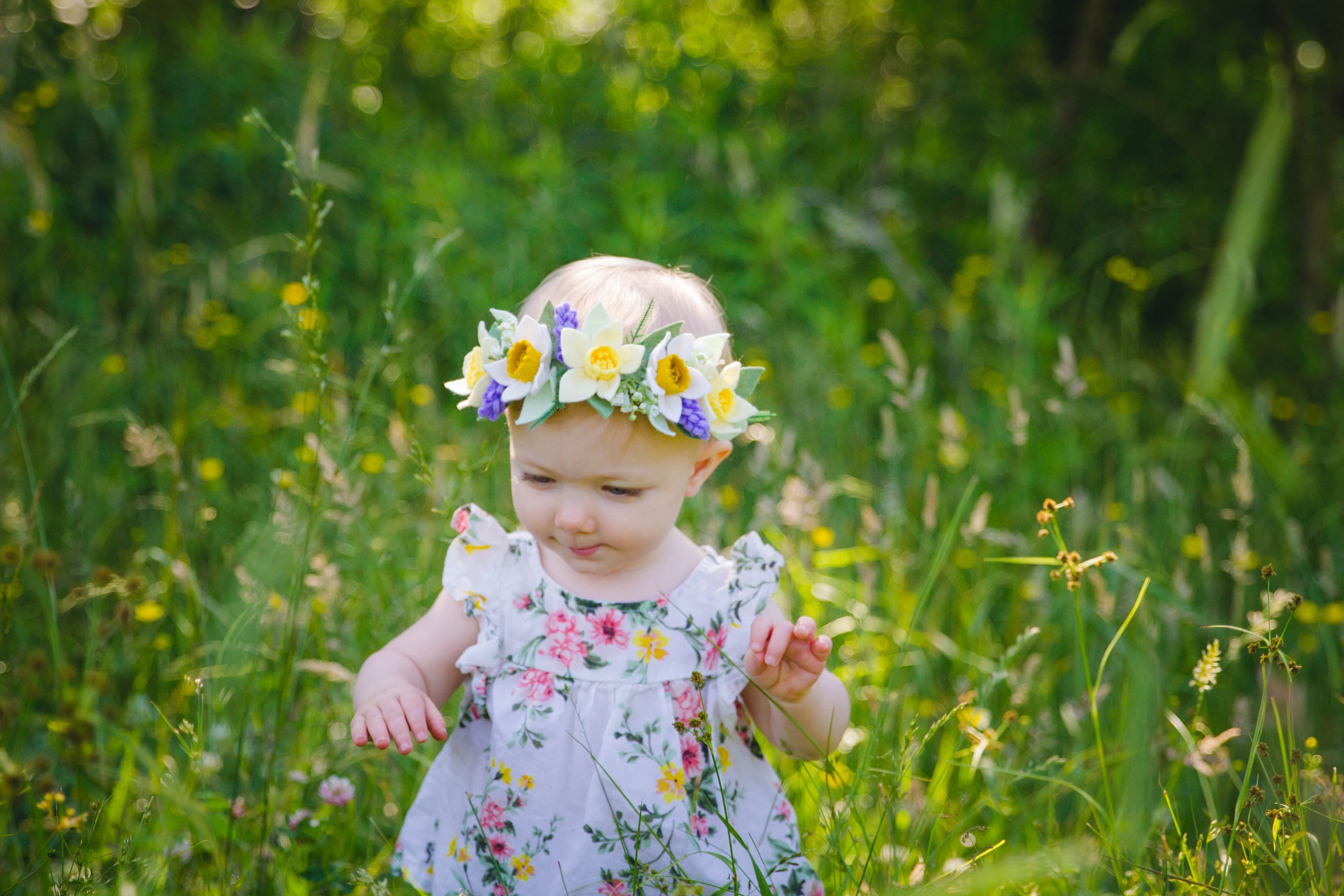 Spring Daffodil Headband Floral Headband Yellow Floral | Etsy