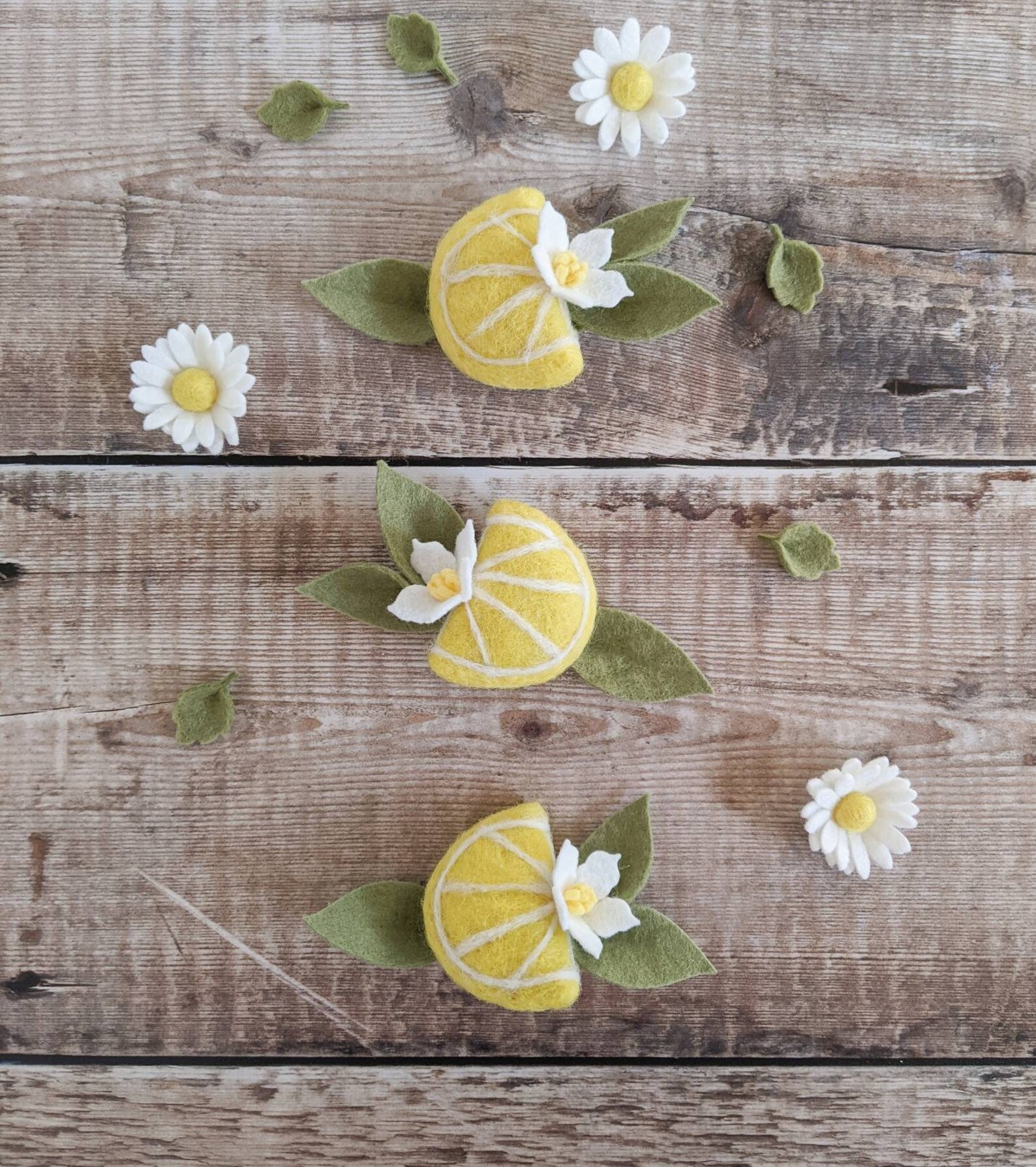 Lemon Hair Clip Felt Lemon Headband Fruit Hair Accessory - Etsy
