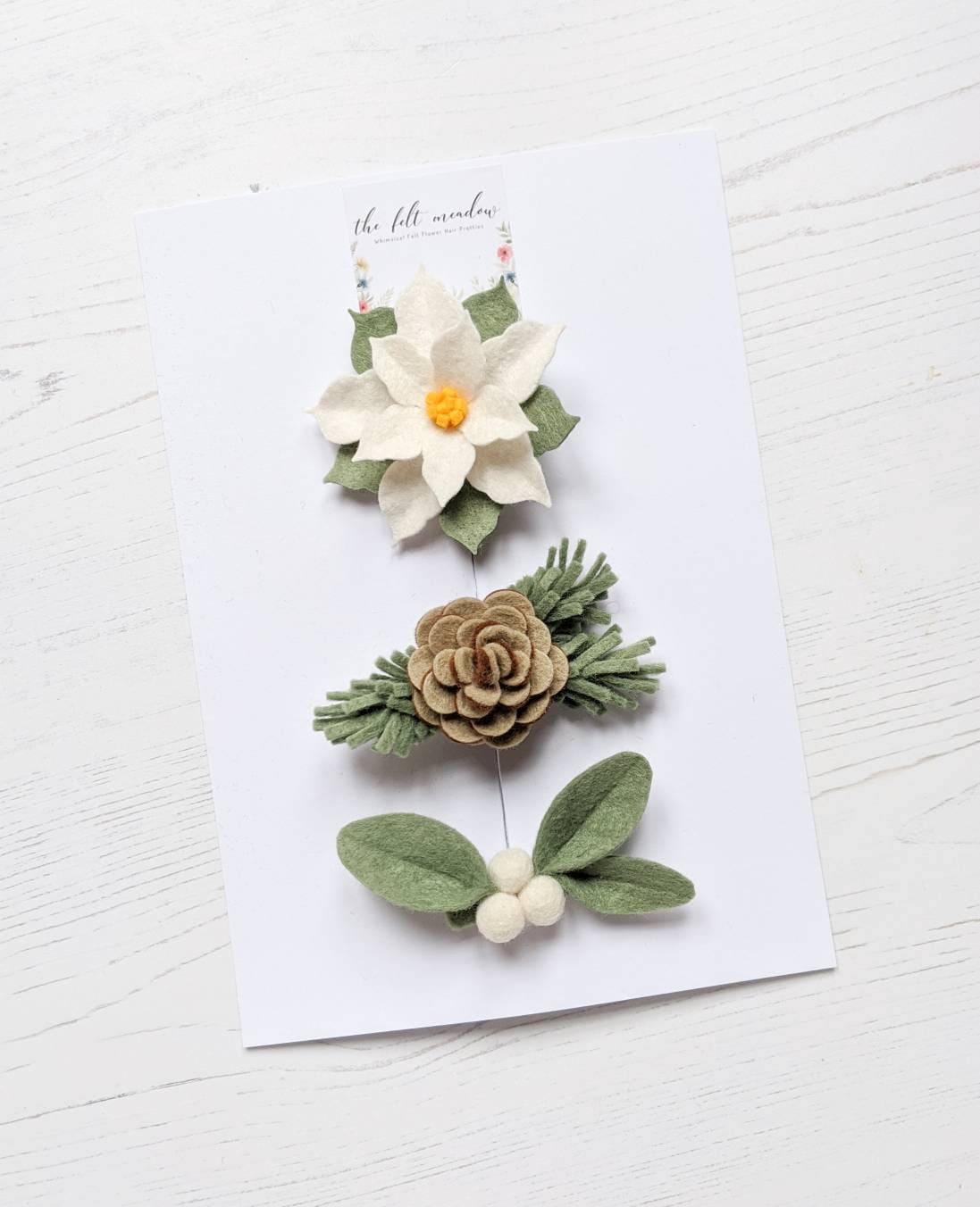 Christmas Mistletoe Hair Clip Christmas Girl Gift Novelty - Etsy UK