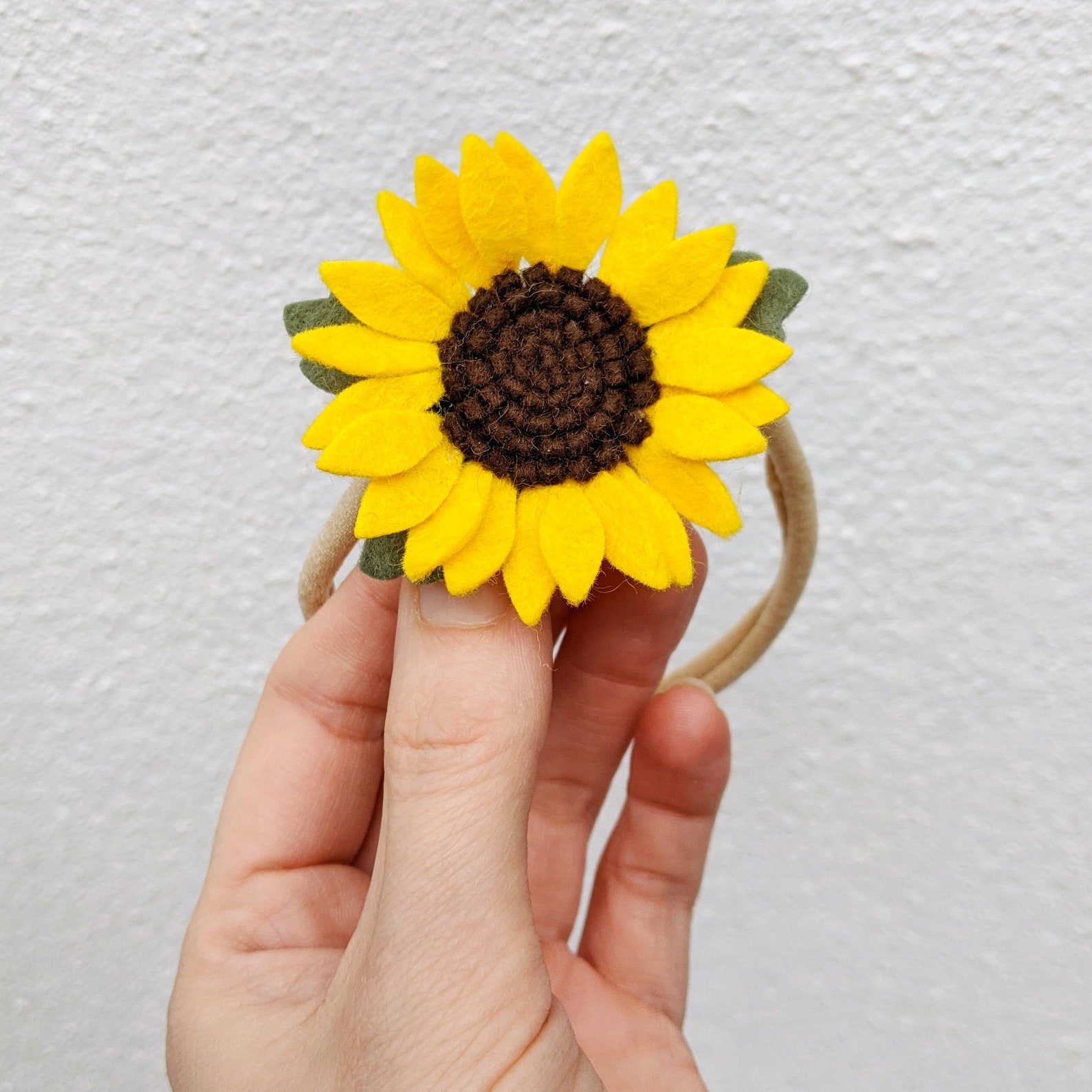 Sunflower Headband Sunflower Hair Band Yellow Floral | Etsy