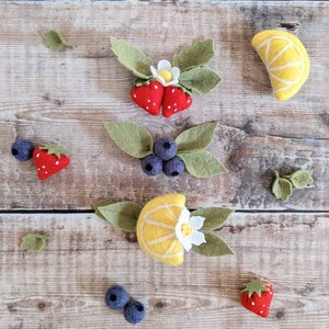 Lemon Hair Clip Felt Lemon Headband Fruit Hair Accessory - Etsy