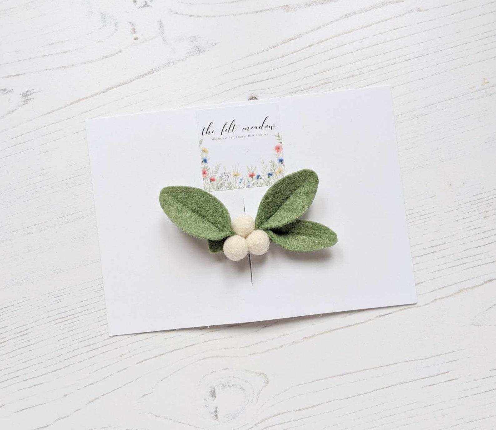 Christmas Mistletoe Hair Clip Christmas Girl Gift Novelty - Etsy UK