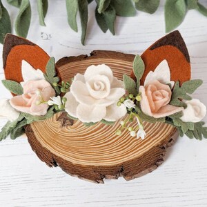 Baby Fox Headband, Fox Ears Headband, Woodland Headpiece, Animal Ears ...