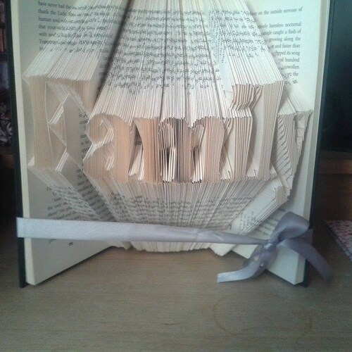 Book Folding Pattern for the Word read free - Etsy