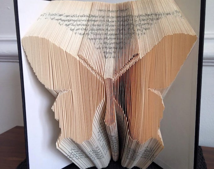 Book Folding Pattern for a Large Butterfly free Tutorial - Etsy