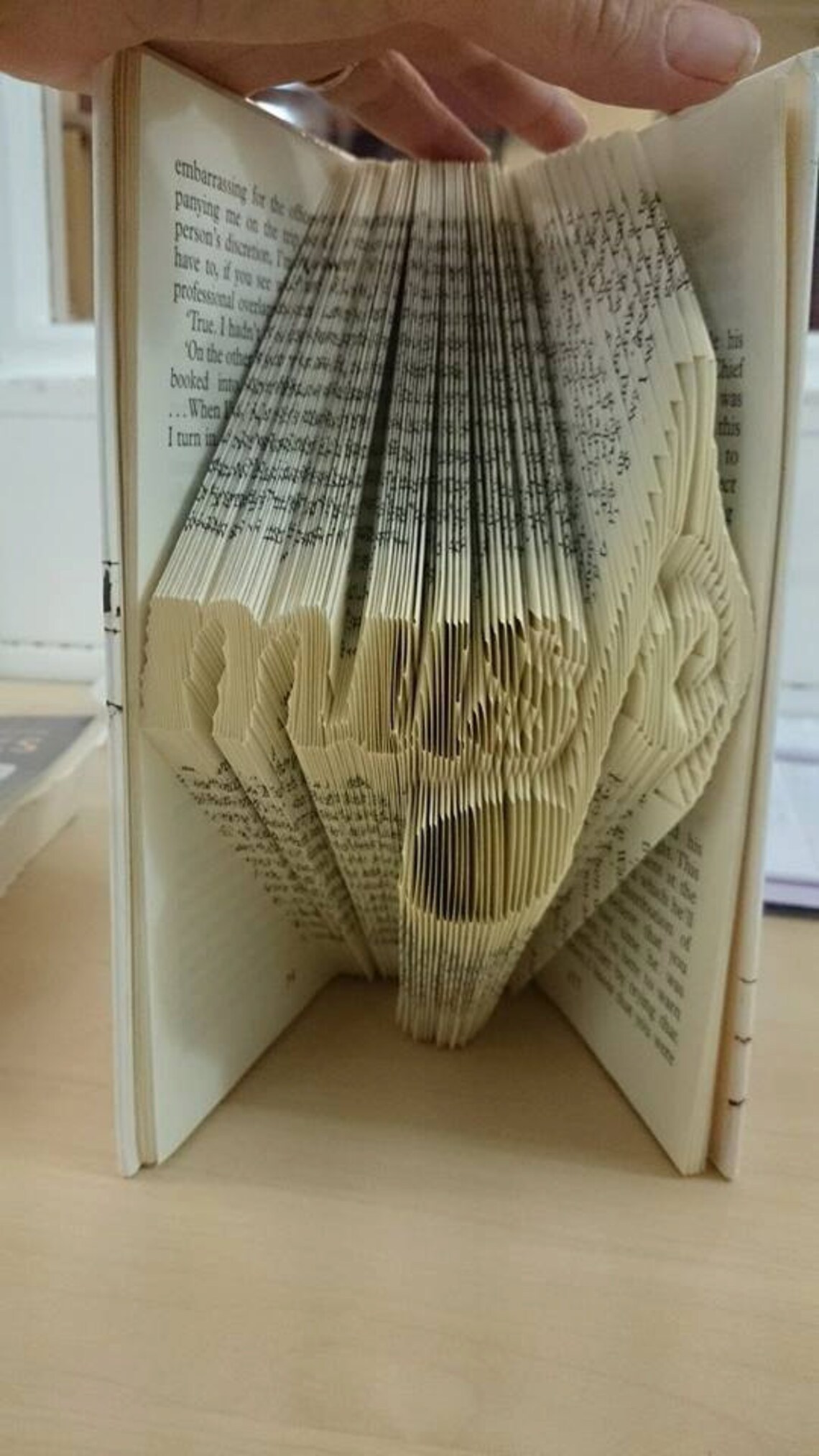 Book Folding Pattern for "music" With Quaver as I" +free Tutorial - Etsy