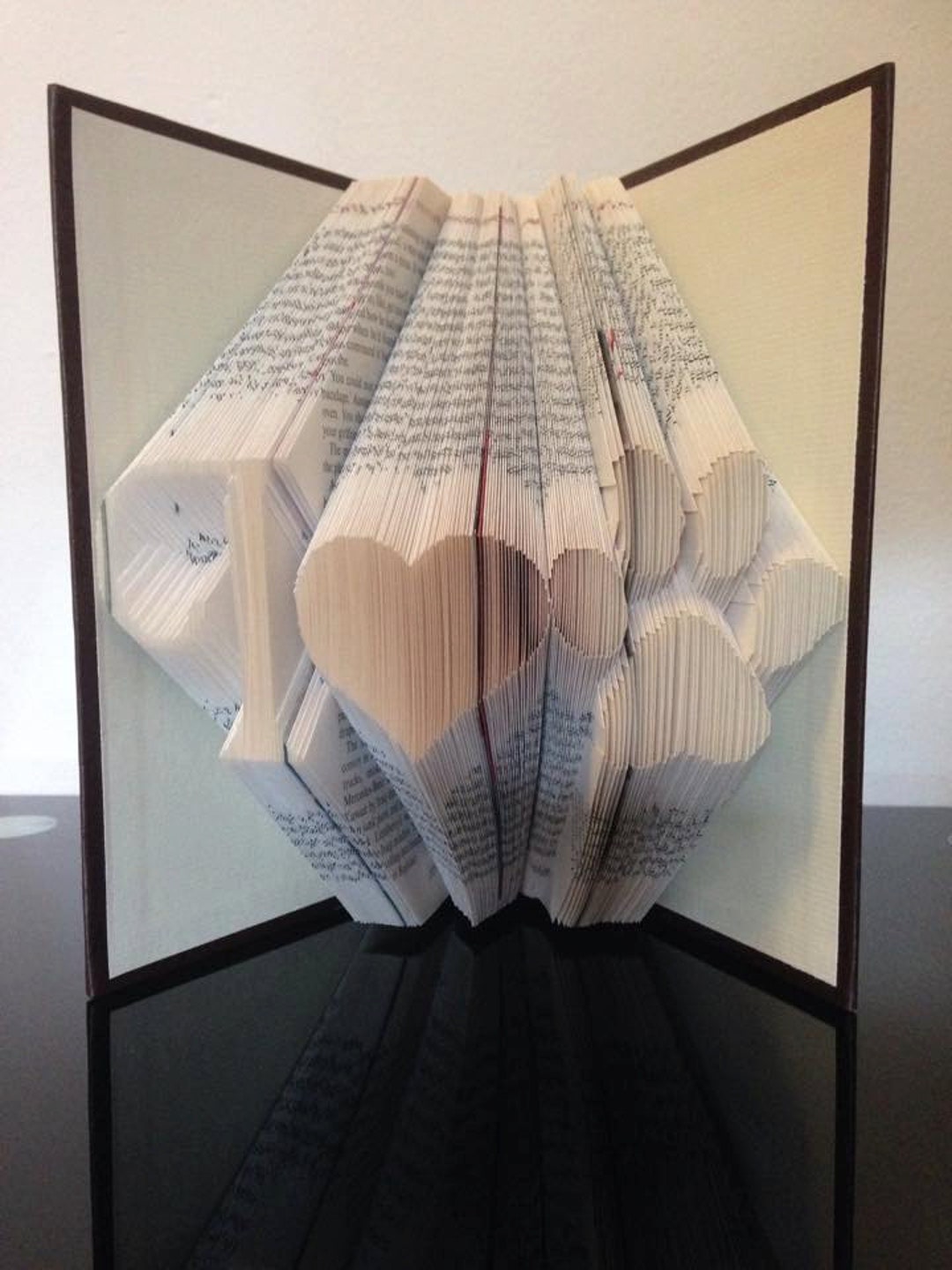 Book Folding Pattern for "i Heart Paw" +free Tutorial - Etsy