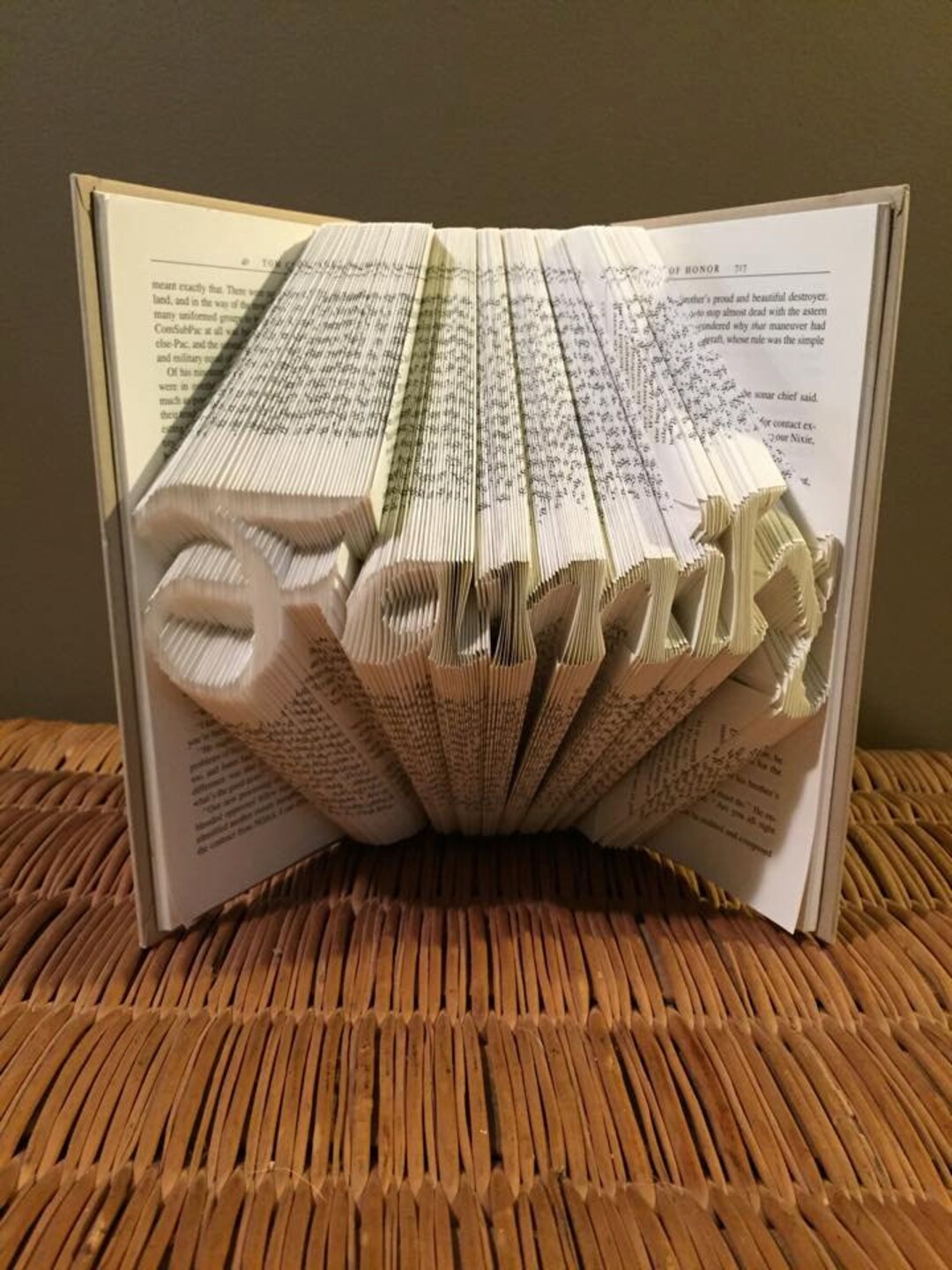 Book Folding Pattern for Family +free Tutorial - Etsy