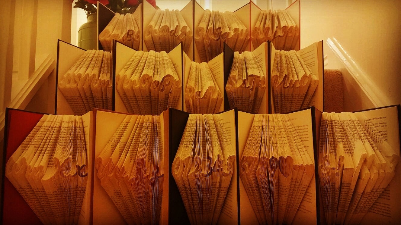 NEW Swishy Script Mini Book Folding Alphabet free Tutorial - Etsy UK