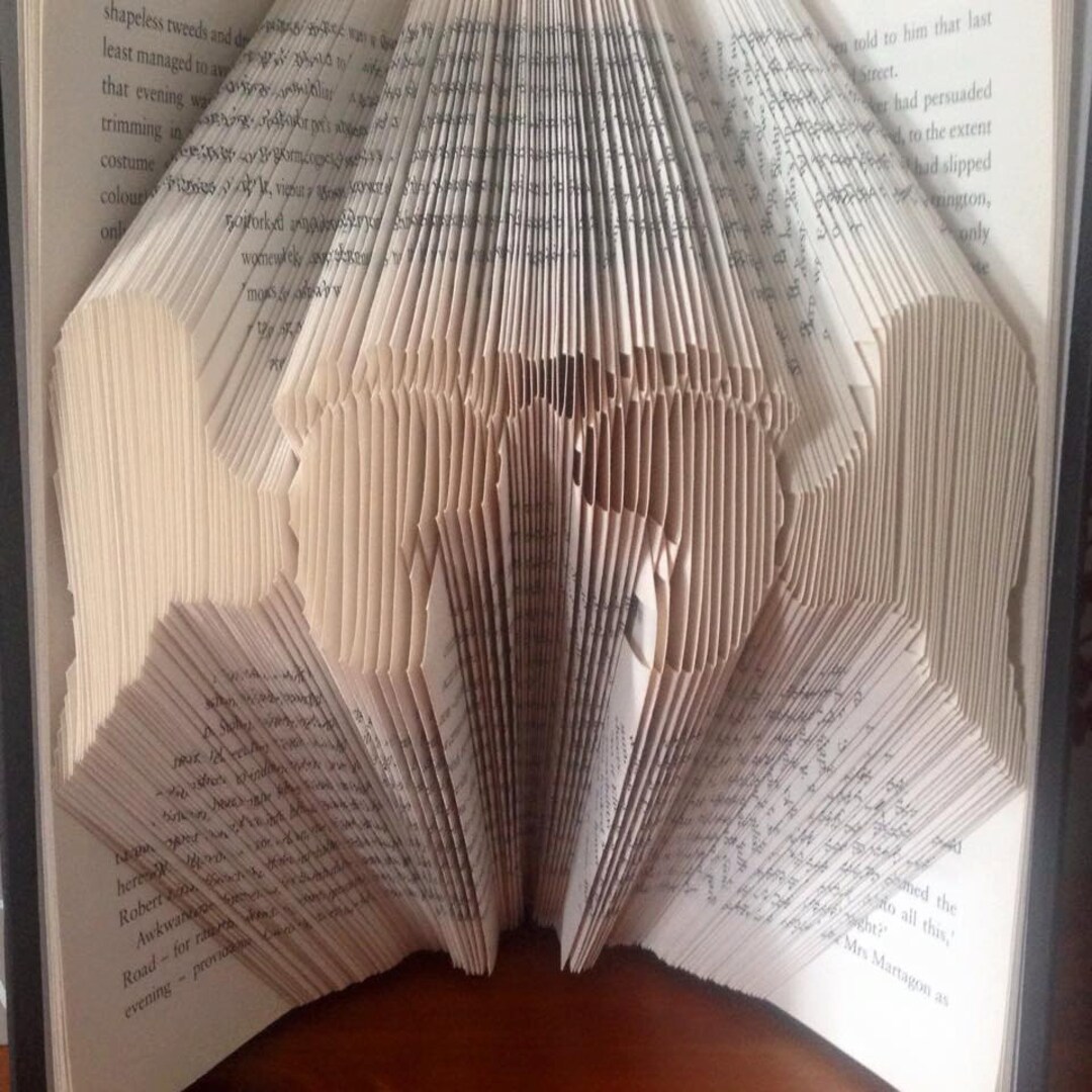 Book Folding Pattern for Angel Wings 50 Folds per Wing (feet Not ...
