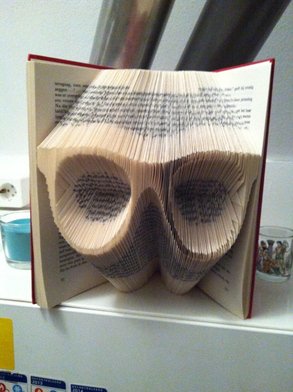 Book Folding Pattern for a Pair of Glasses - Etsy Australia