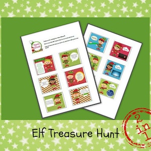 Elf Treasure Hunt, Christmas Elf Antics, Elf Props, Elf Printable - Etsy