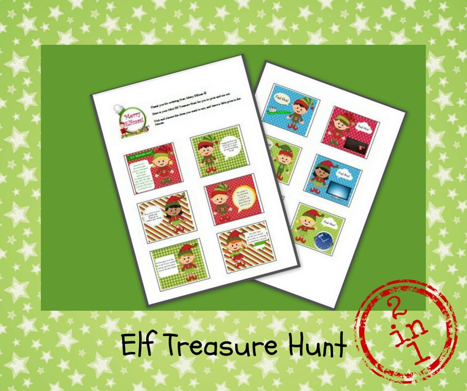 Elf Treasure Hunt Christmas Elf Antics Elf Props Elf - Etsy UK