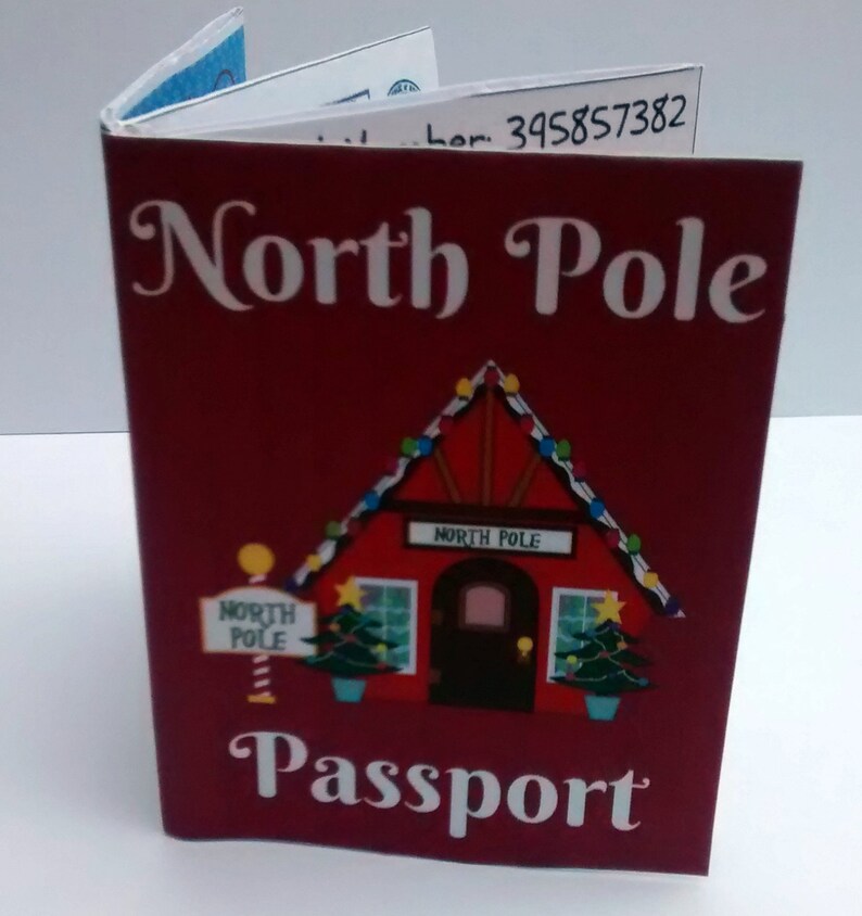 Christmas Elf Passport, Printable Elf Passport, Elf Printable - Etsy