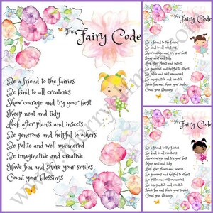 Fairy Code, Fairy Printables With Fairy Certificates to Award for Kind ...