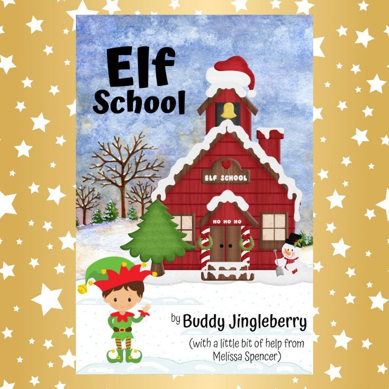 Elf School Book, Christmas Elf Activity Book - Etsy