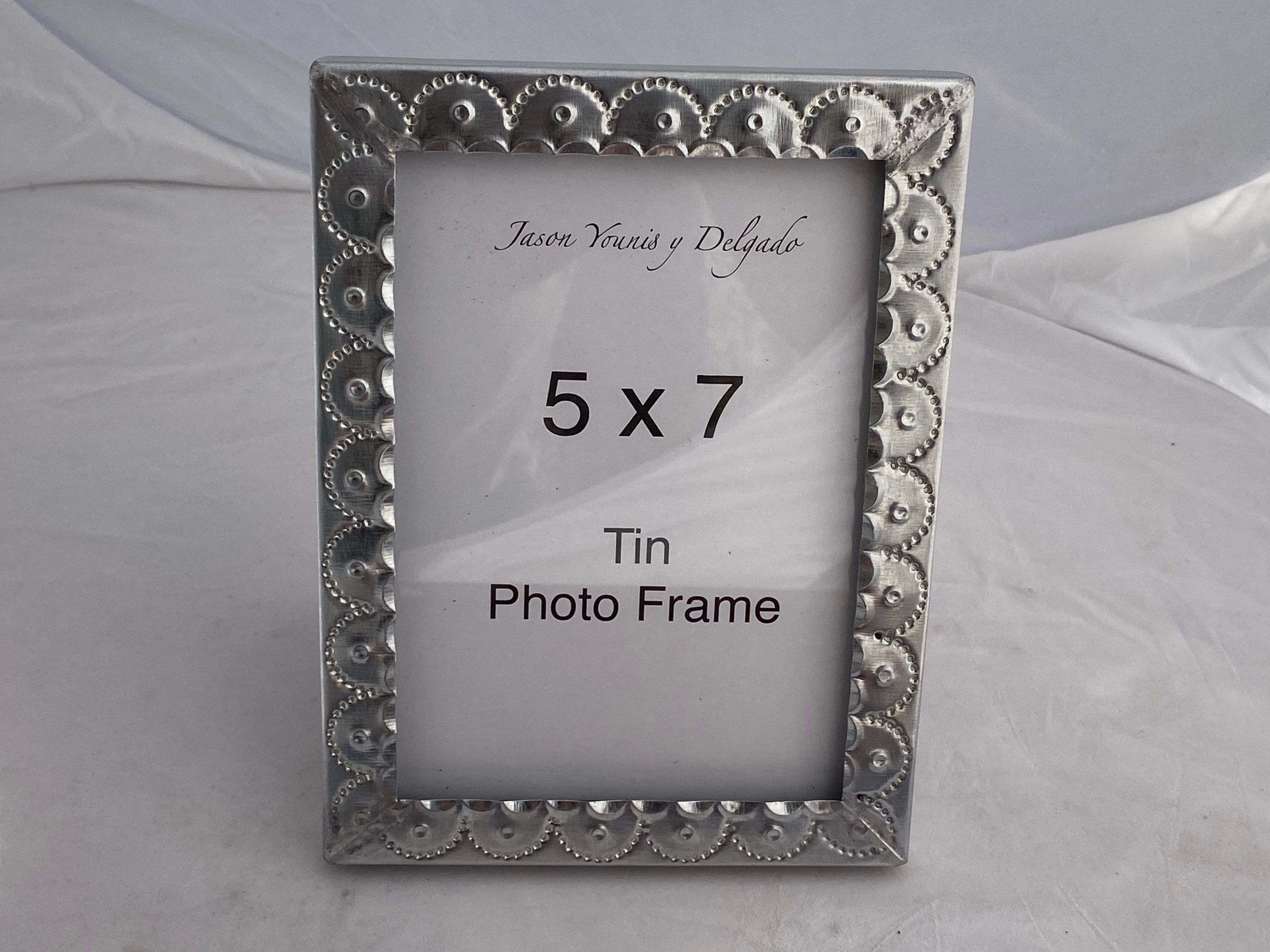 5x7 Handcrafted Tin Picture Frame Perfect for a 10th Wedding - Etsy