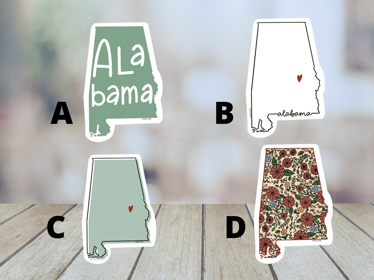 Alabama State Stickers or Magnets for Laptop Water Bottle - Etsy UK