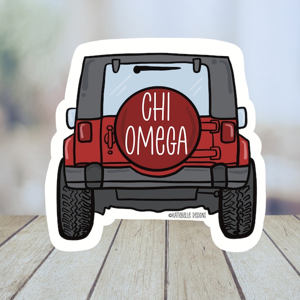 Chi Omega Stickers - Etsy