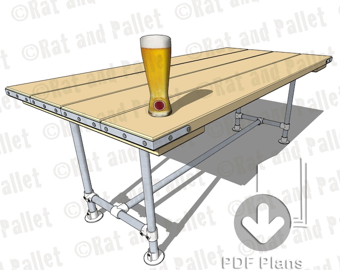 Make a Scaffold Table From Instruction Plans. Modern Industrial, Loft ...