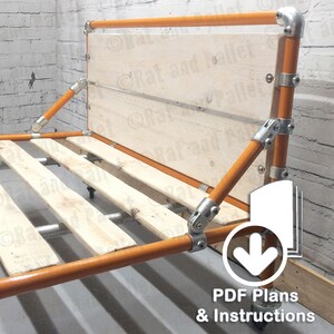 Make a Scaffold Bed From Instruction Plans. Modern Industrial | Etsy