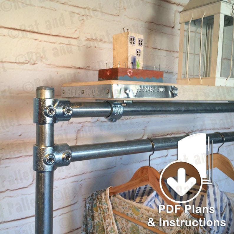 Scaffold Clothes Rail - Industrial Clothing Rack Design - PDF Download ...