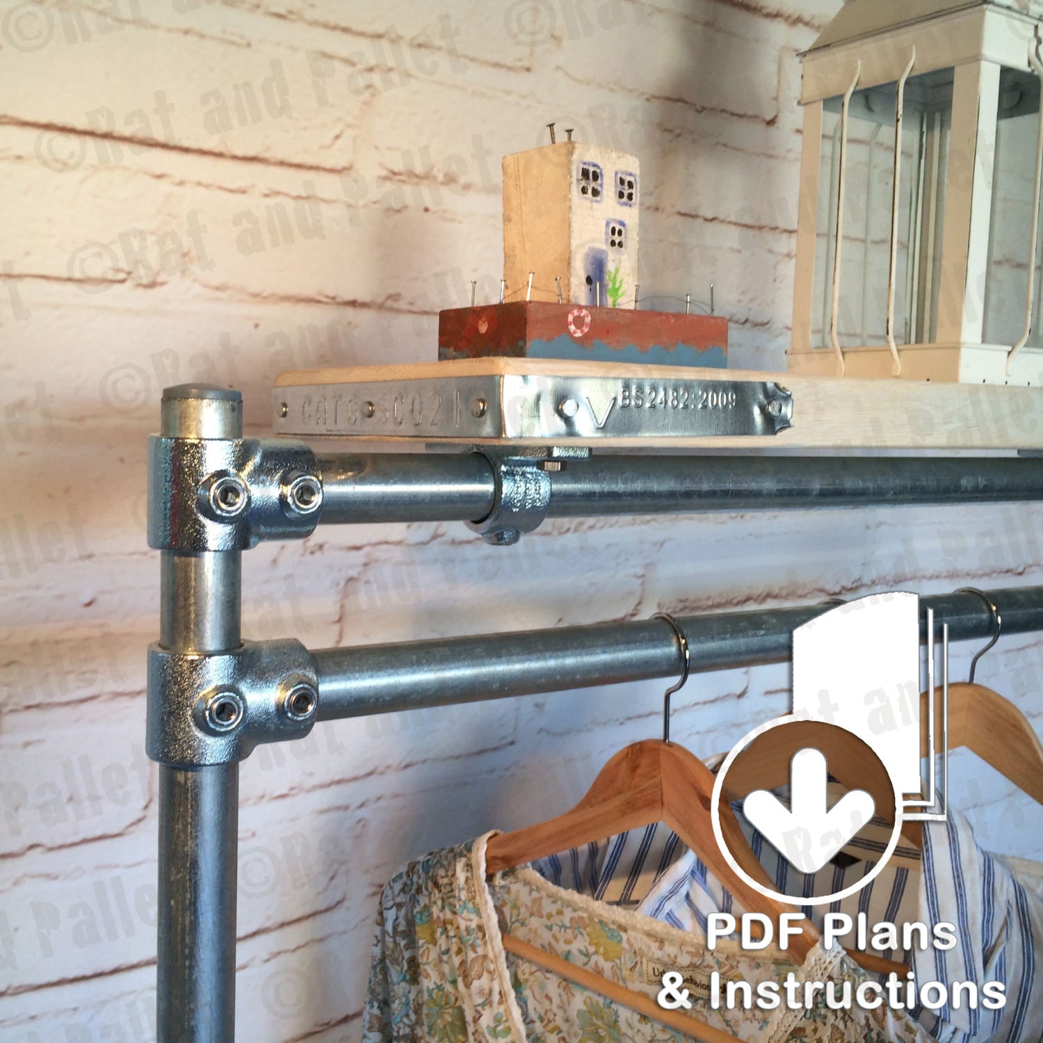 Scaffold Clothes Rail - Industrial Clothing Rack Design - PDF Download ...