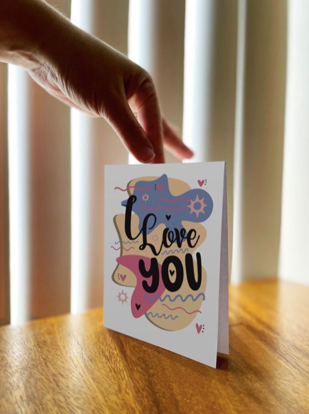 Digital Download i Love You Printable Greeting Card - Etsy