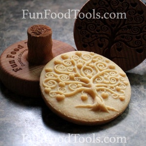 Tree of Love 2.5 Inch Wood Cookie Stamp Mold CS-059 - Etsy