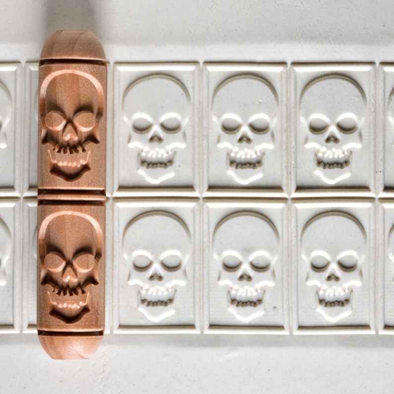 Skull Mini Rolling Pin - Cookie and Dough Roller DR-09 - Etsy