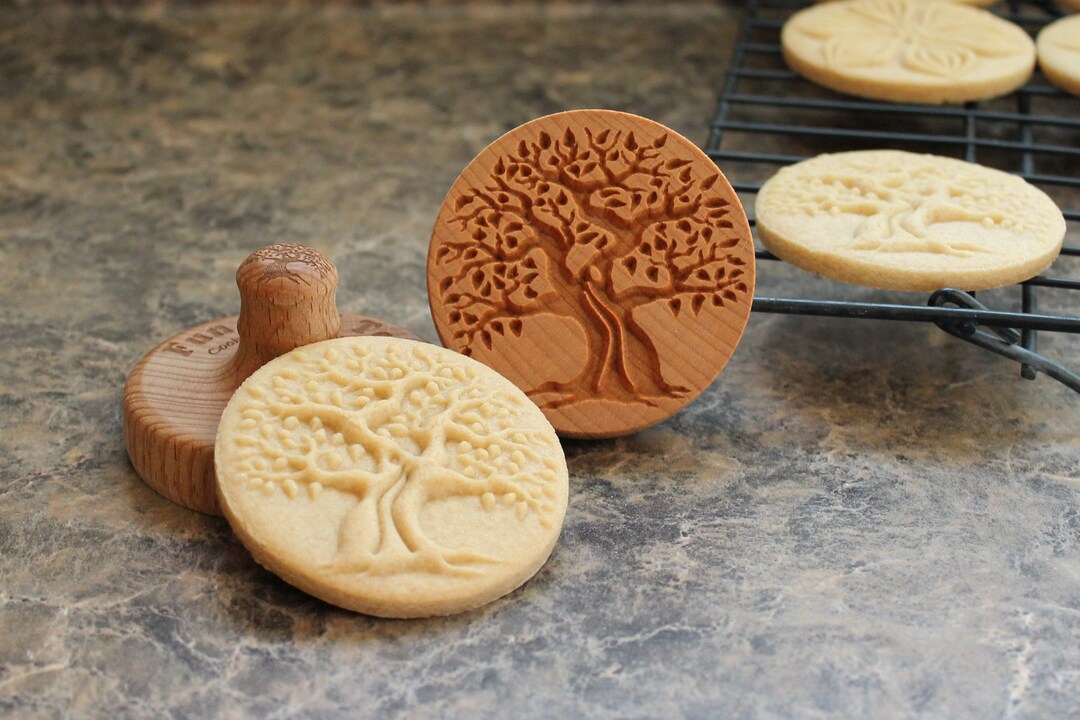 Old Tree 2.5 Inch Wood Cookie Stamp Mold CS-005 - Etsy
