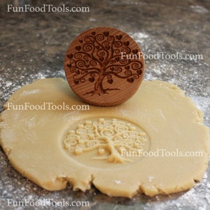 Tree of Love 2.5 Inch Wood Cookie Stamp Mold CS-059 - Etsy
